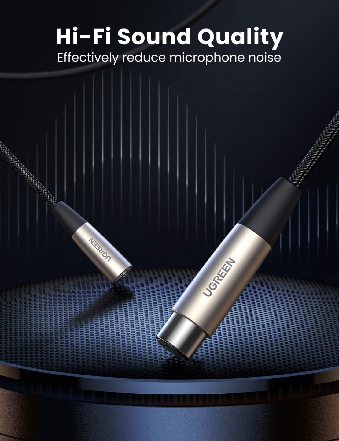 UGREEN XLR to XLR Mic Audio Cable Male to Female Microphone Extension ... UGREEN XLR to XLR Mic Audio Cable Male to Female Microphone Extension ...